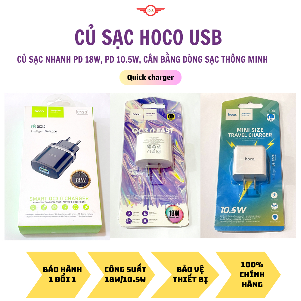 CỦ SẠC HOCO USB | Shopee Việt Nam