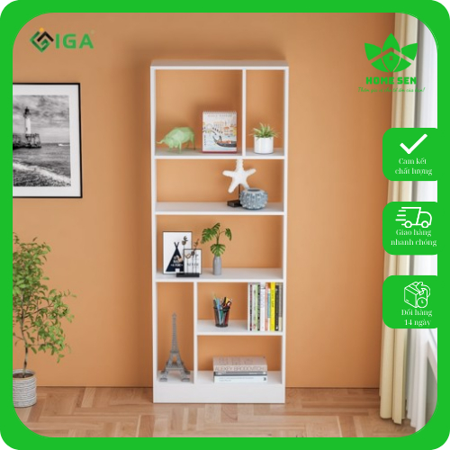 Kệ Sách Trang Trí ZigZag 5 Tầng GS0304 Home Sen Decor | Shopee Việt Nam