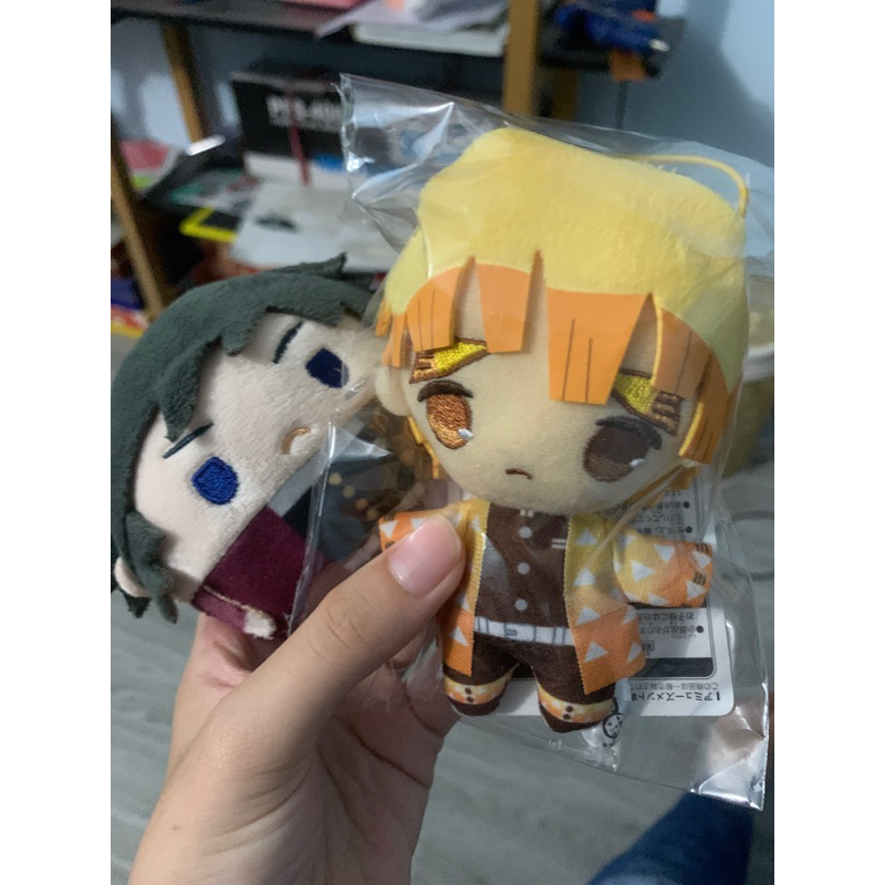 Bông Kimetsu No Yaiba Chính Hãng - Zenitsu Plushie + Giyuu Fuwa ...