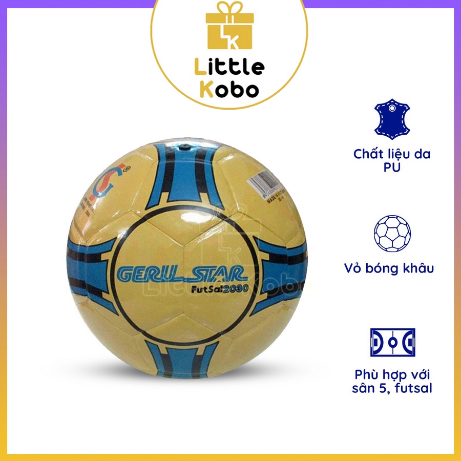 [Geru Star] Banh Bóng Đá Futsal Gerustar 2030 Size Số 4 Sân Cỏ Nhân Tạo ...