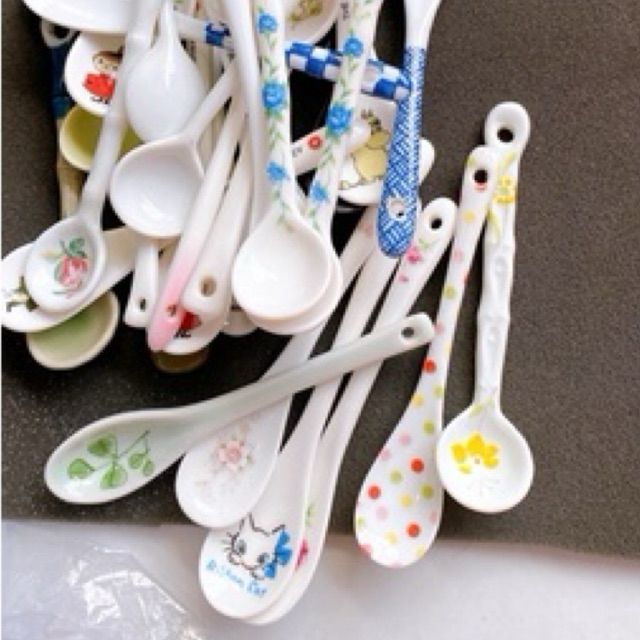 Muỗng cafe, thìa cafe, muỗng cơm canh vá các loại (bằng sứ) | Shopee ...