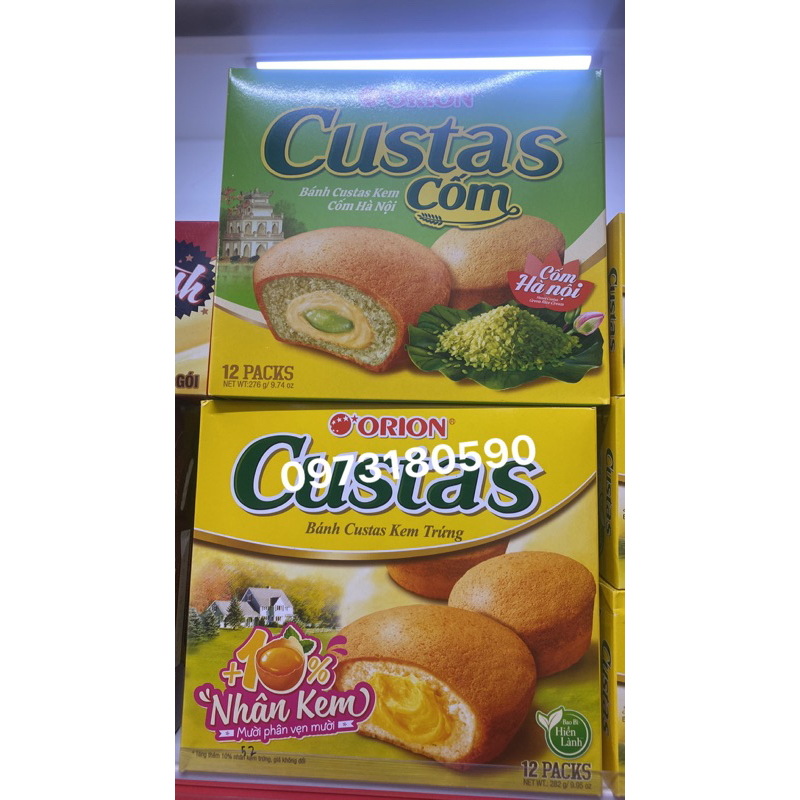 BÁNH CUSTAS KEM TRỨNG 282Gr đủ vị | Shopee Việt Nam