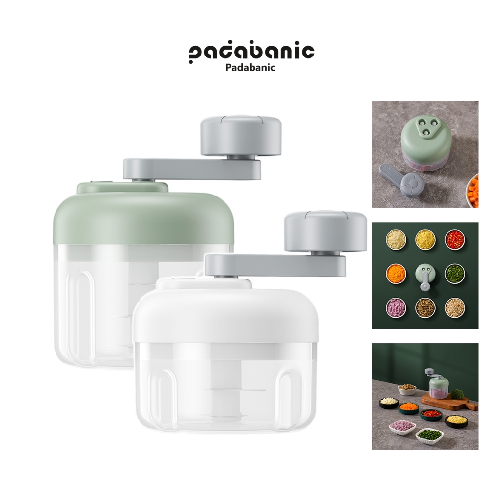 [Ba Tốc Độ Xay] Máy Xay Tỏi Ớt Mini Padabanic 006-005 Bằng Tay-Máy Xay ...