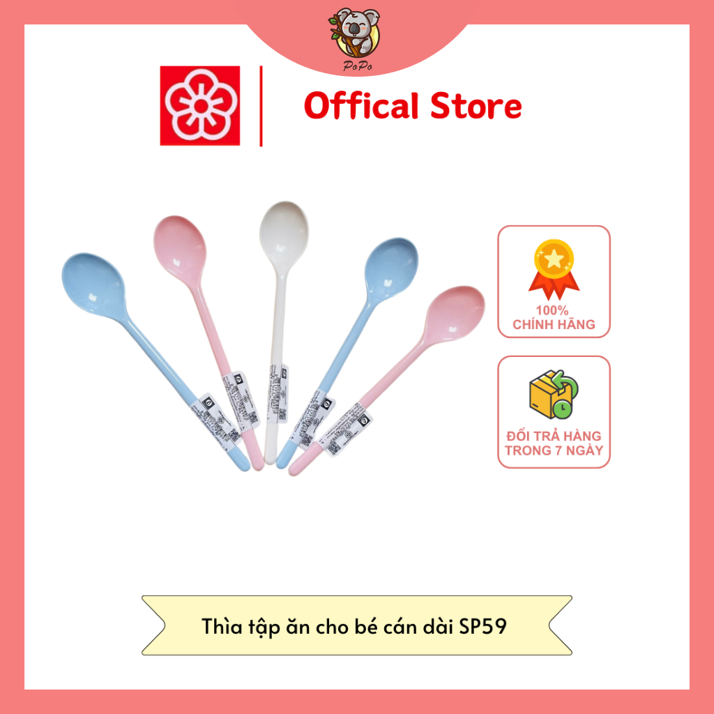 Thìa ăn dặm cho bé cỡ đại Thái Lan (SP59 màu) | Shopee Việt Nam