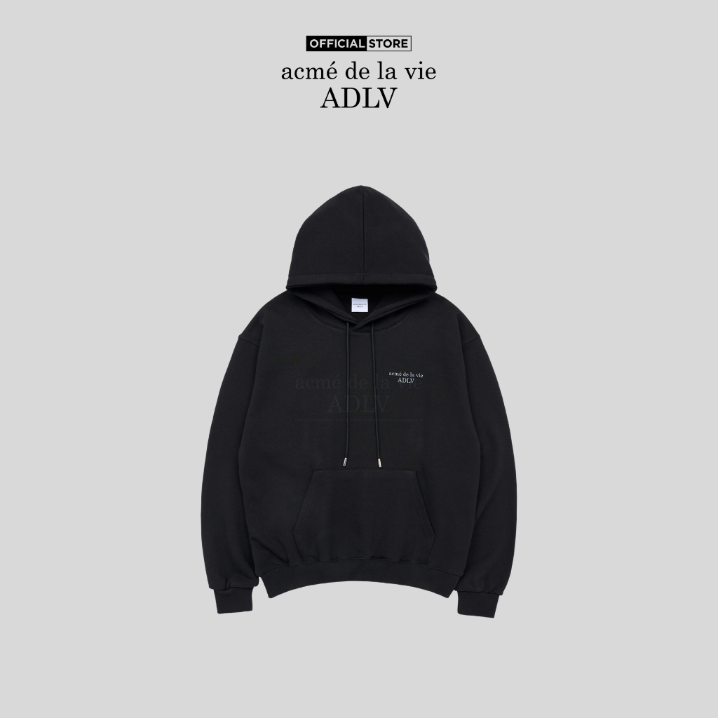 Áo hoodie ADLV BASIC LOGO SEASON 2 dáng oversized màu đen - Hàng chính ...