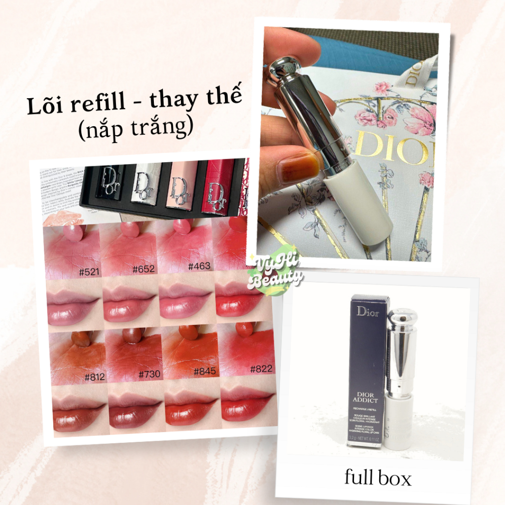 Lõi son Dior Addict Recharge / Refill 3.2g NẮP NHỰA | Shopee Việt Nam