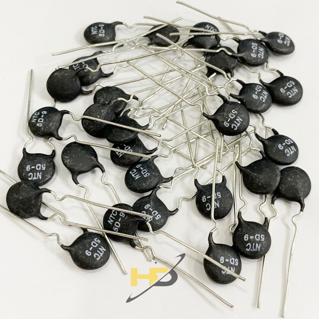 Combo 10 Con Điện Trở Nhiệt NTC 5D-9 5R 10.5x5.5mm Loại Tốt | Shopee ...