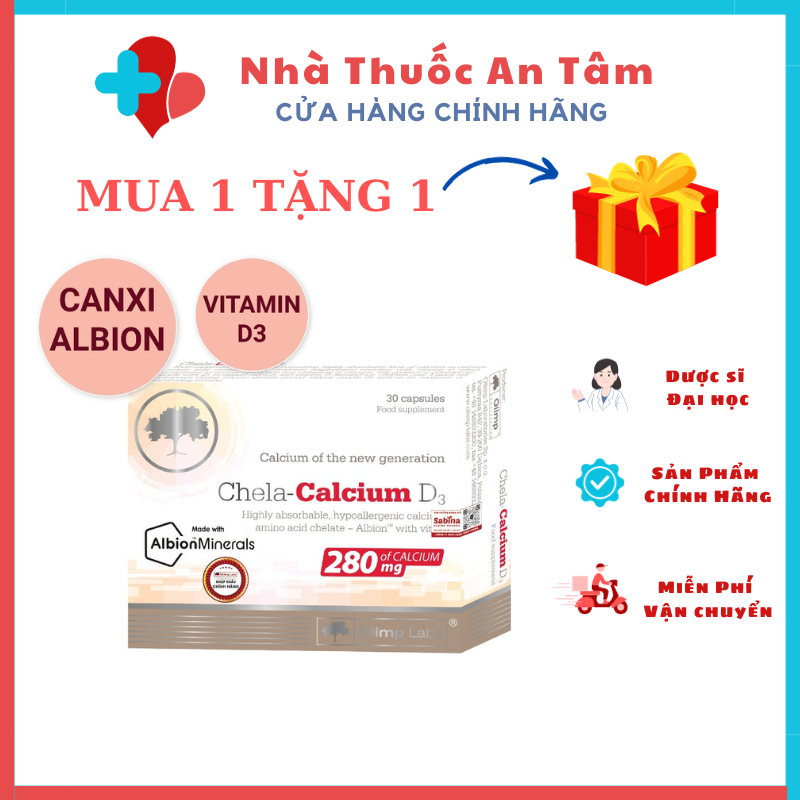 [Chính hãng] Canxi Chela Calcium D3 ( Olimp labs) Canxi cho bà bầu, bổ sung canxi và vitamin D3 ...