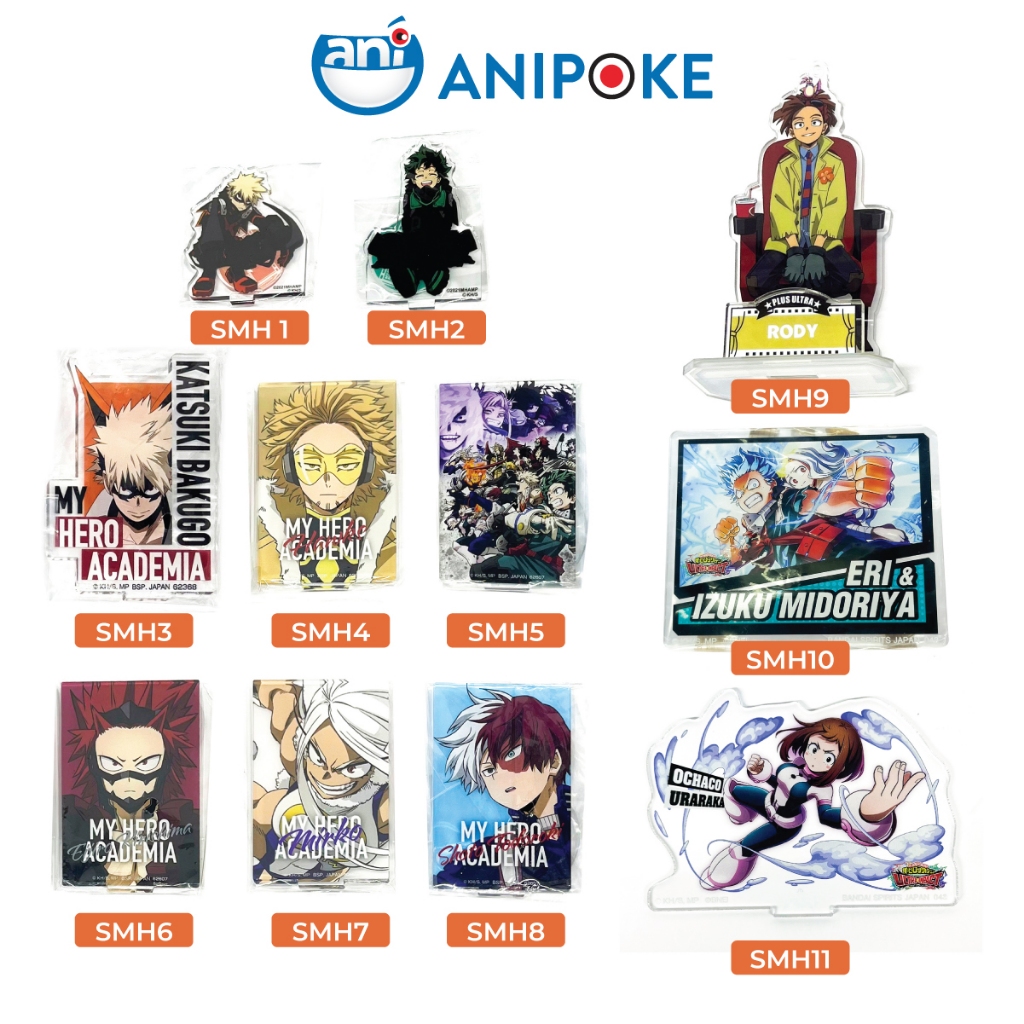 Standee Acrylic Bakugo Shoto Hawks Ochaco Rody My Hero Academia chính ...