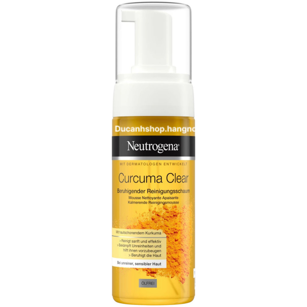 (NỘI ĐỊA ĐỨC) Sữa rửa mặt nghệ Neutrogena Curcuma Clear 150ml giúp sáng ...