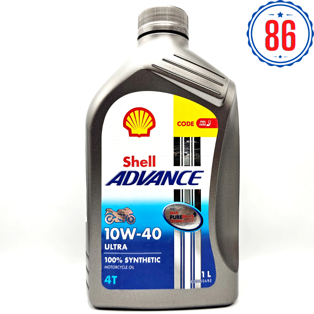 Shell Advance Ultra 10W40, tổng hợp 100% THAILAND - dầu nhớt cho xe máy ...
