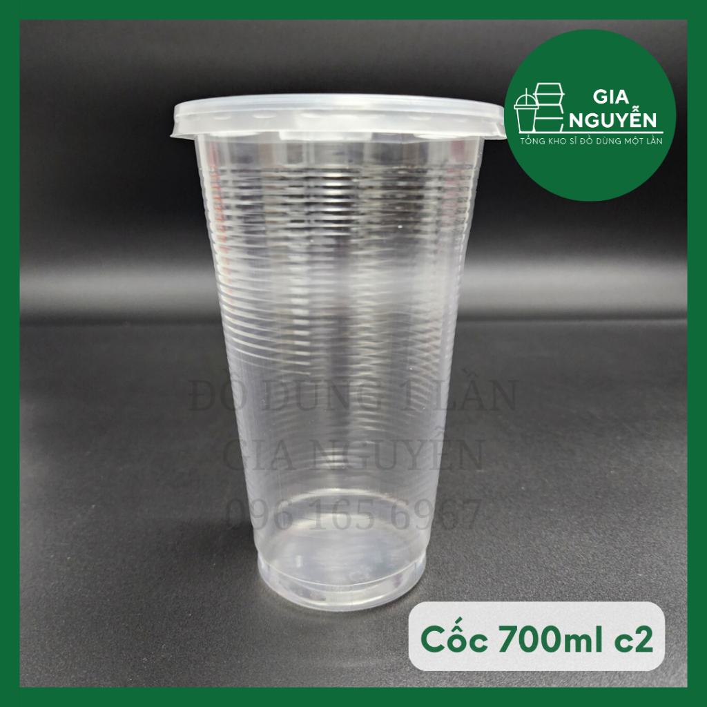 Combo Cốc Nhựa PP Mỏng (140m, 220ml, 280ml, 400ml, 500ml, 700ml) Đựng Nước Canh, Nước Mía, Tào ...