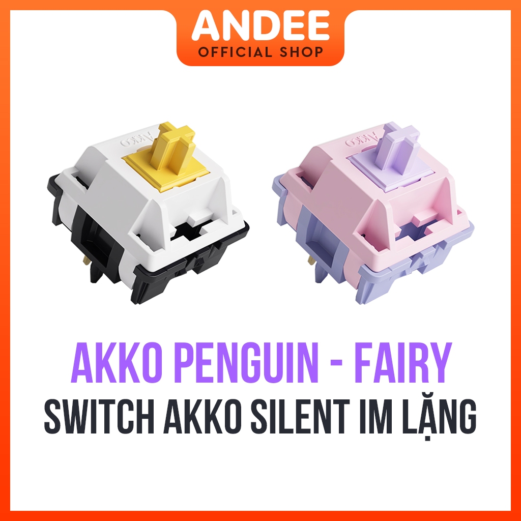 Switch AKKO v3 Pro Penguin Fairy silent bán lẻ công tắc phím cơ im lặng ...