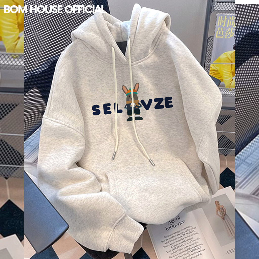 Áo Hoodie SEL Nam Nữ Form Rộng Unisex Bomhouse | Shopee Việt Nam