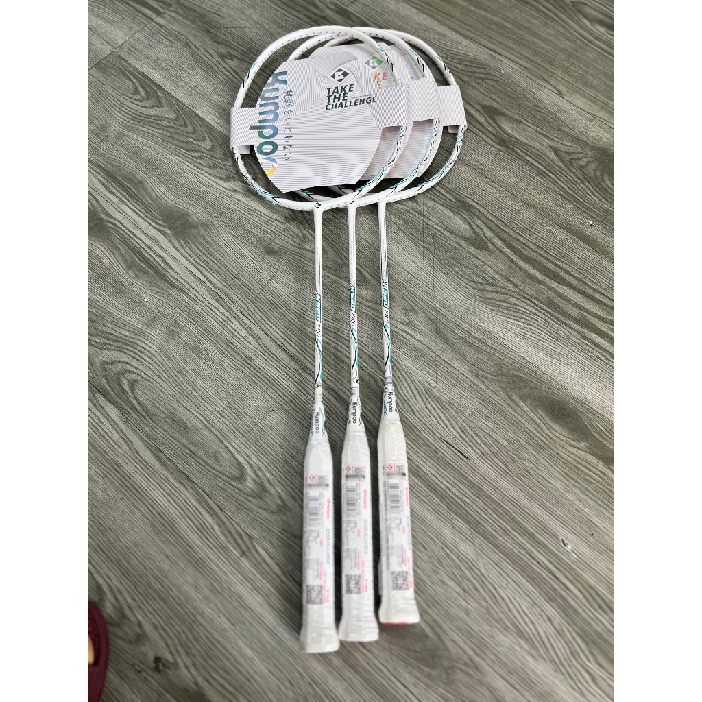 Vợt Kumpoo K520 pro Trắng chính hãng căng 10kg 11kg 12kg bảo hành 1 năm ...