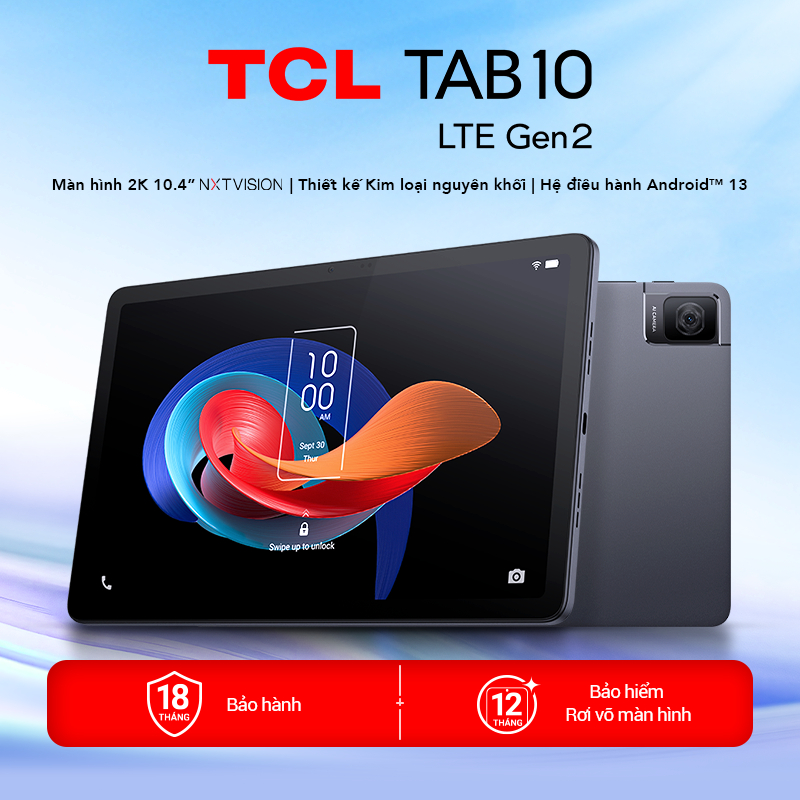 [Mã ELBSMG04 giảm 8% đơn 500K] Máy tính bảng TCL TAB 10 LTE GEN2 8196G ...