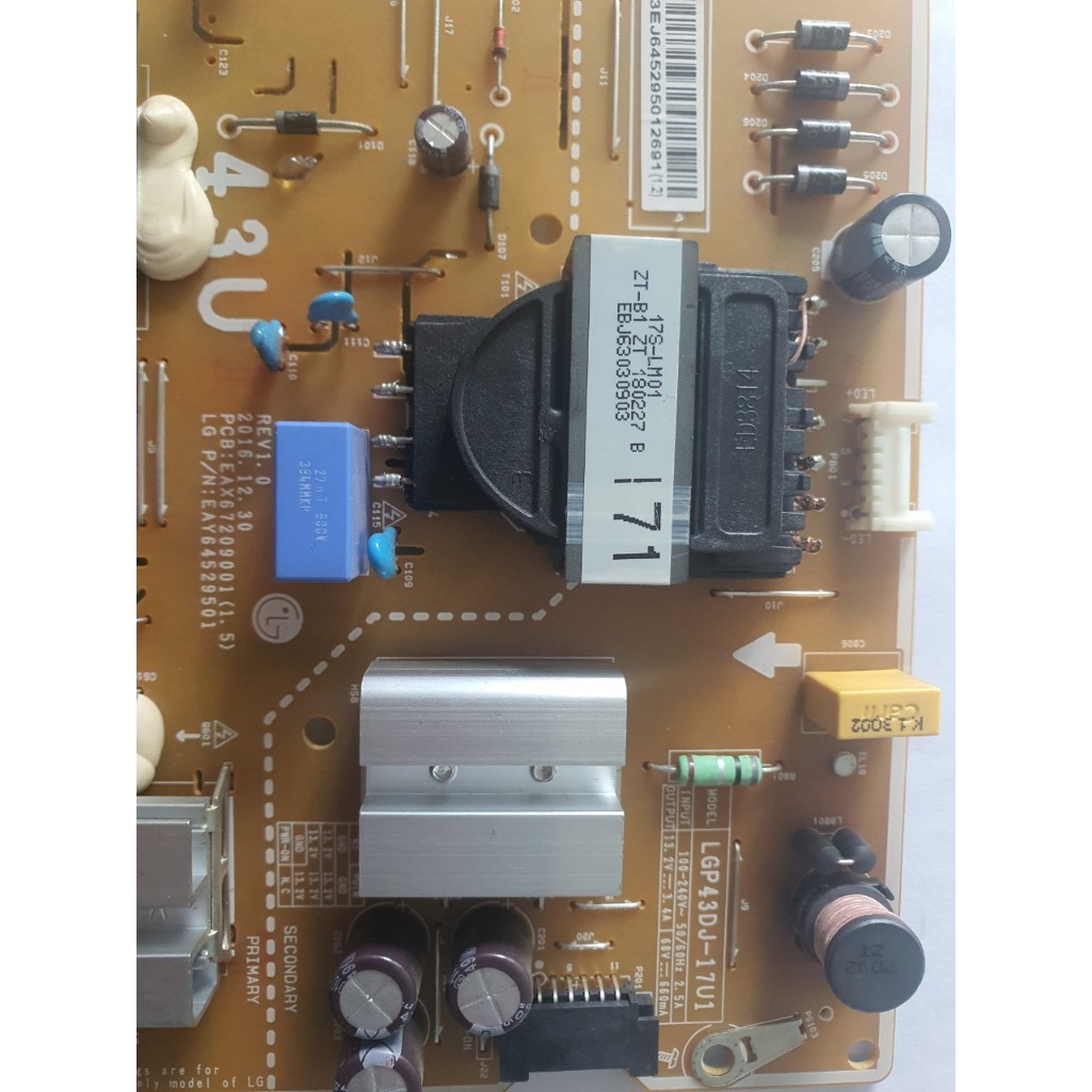 Bo nguồn tháo máy cho tivi LG 43UJ632 43UK6340 43UN UM | Shopee Việt Nam