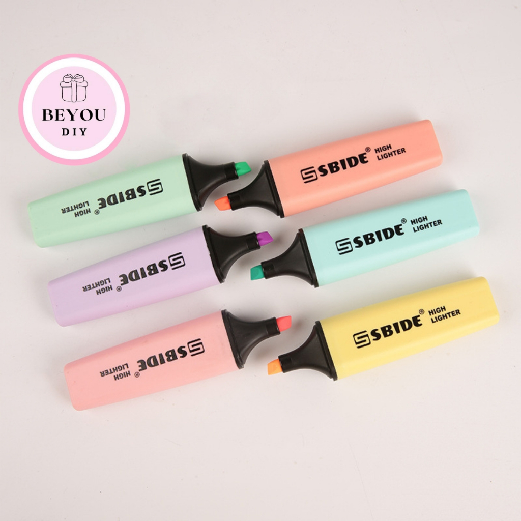 Bút Dạ Quang Màu Pastel, Bút Đánh Dấu Highlight - BEYOU | Shopee Việt Nam