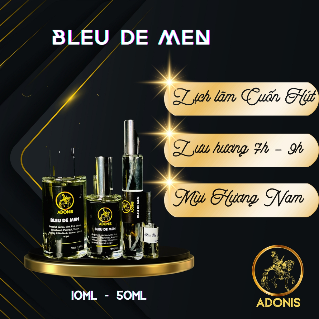Nước hoa Adonis Bleu De Men – Lịch lãm và cuốn hút | Shopee Việt Nam