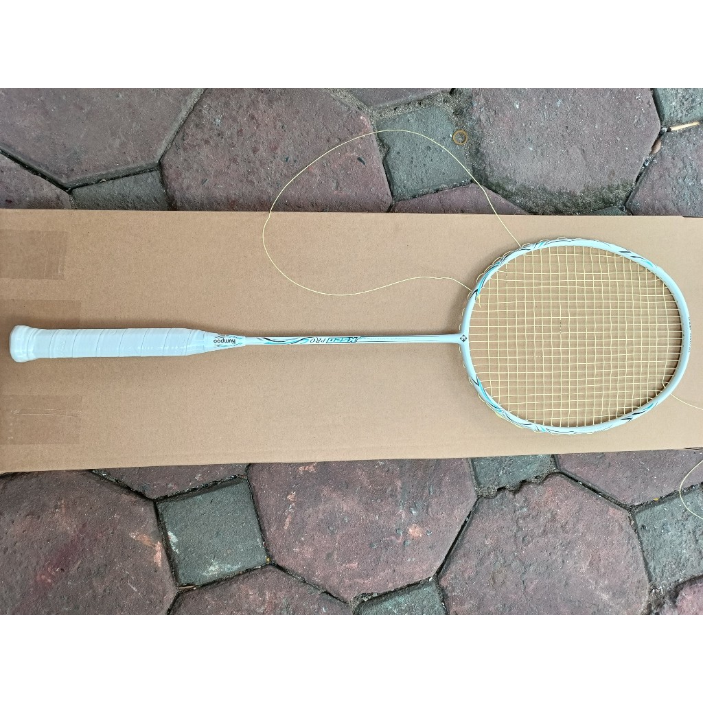 Vợt Kumpoo K520 pro Trắng chính hãng căng 10kg 11kg 12kg bảo hành 1 năm ...