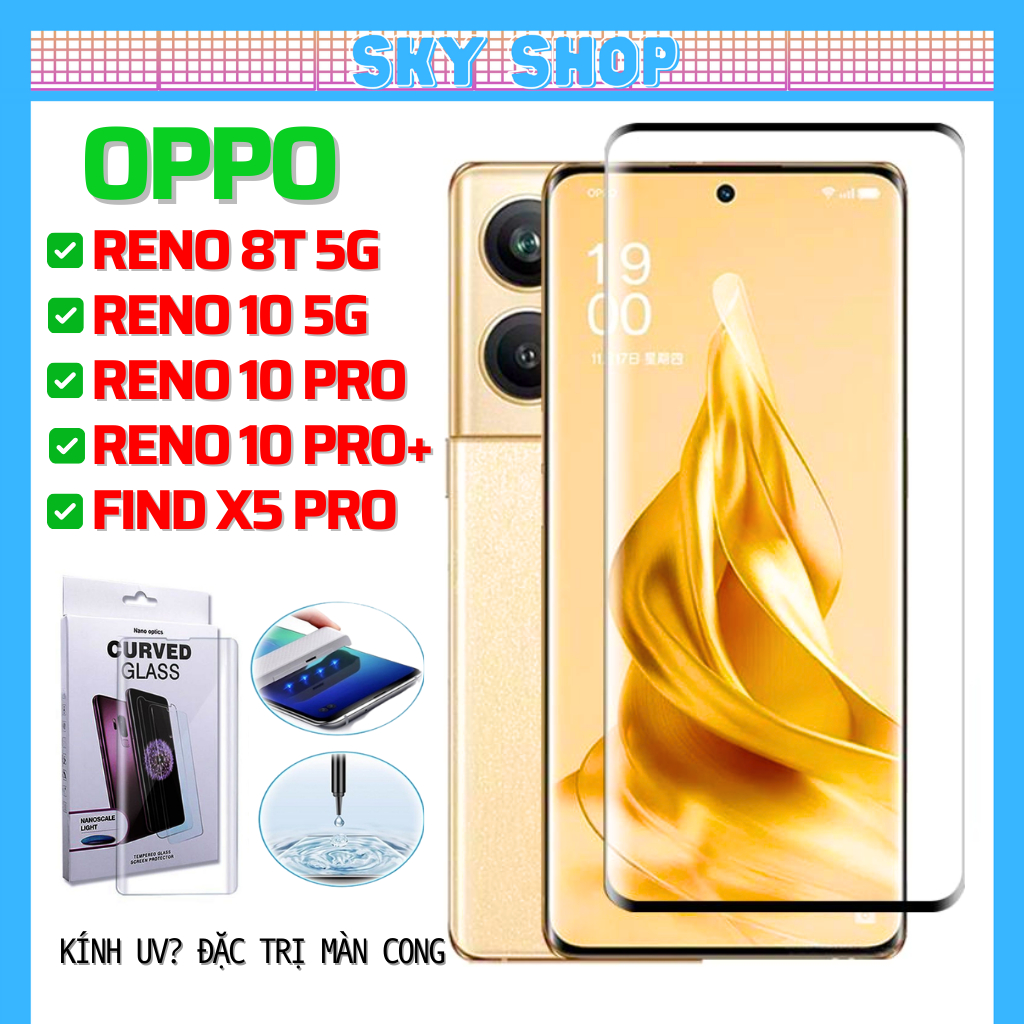 Cường lực oppo reno 8T 5g 10 Pro 5G Find X5 Pro Reno 6 Pro cho màn hình ...