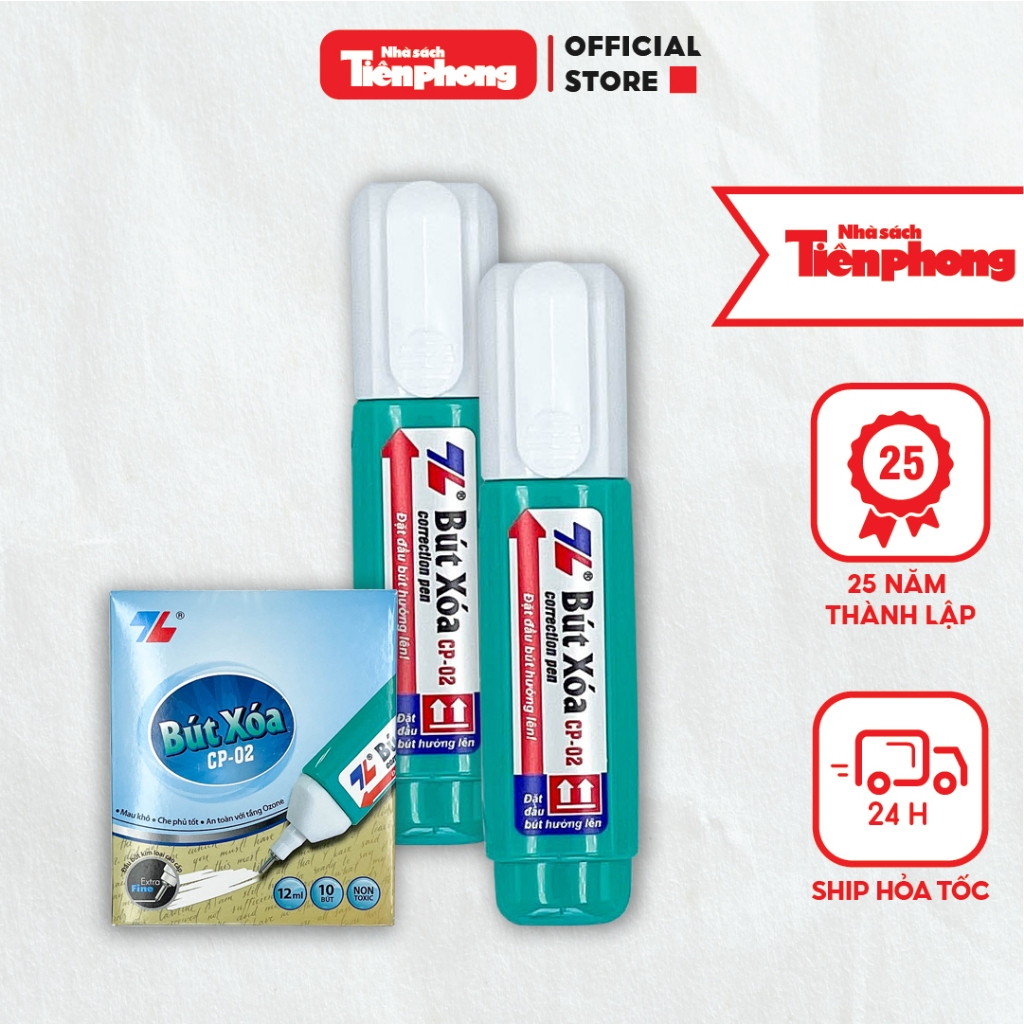 Bút xóa Thiên Long chính hãng nhà sách Tiền Phong phân phối - CP02 dùng ...