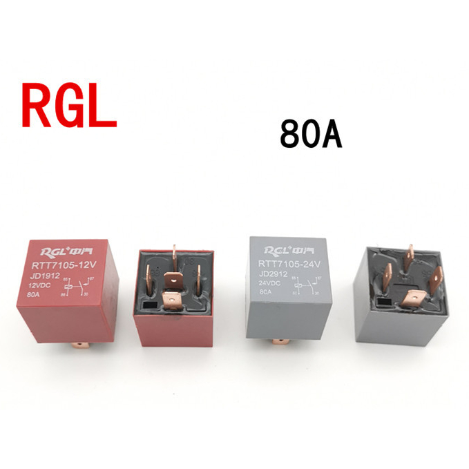 ROLE (RELAY) 80A 12V 24V 4 chân 5 chân RGL | Shopee Việt Nam
