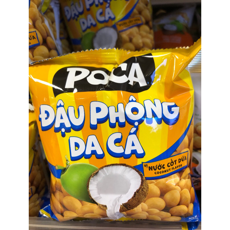 Đậu phộng da cá Poca Nutz vị Phô Mai/ cốt dừa/ mực cay 28g/ 68g ...