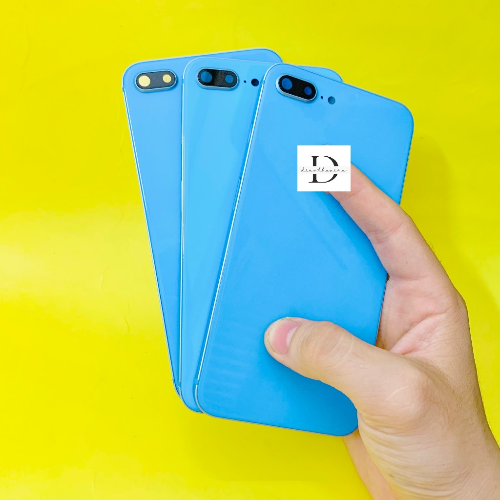 VỎ SƯỜN VUÔNG XANH DƯƠNG ( CÓ NÚT KHE SIM ĐẦY ĐỦ ) | Shopee Việt Nam