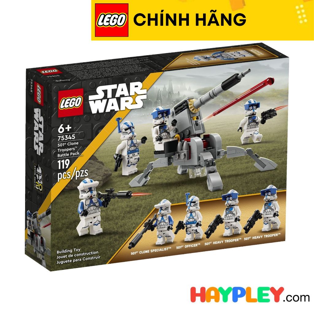 LEGO 75345 Star Wars Đội quân 501st Clone Troopers | Shopee Việt Nam