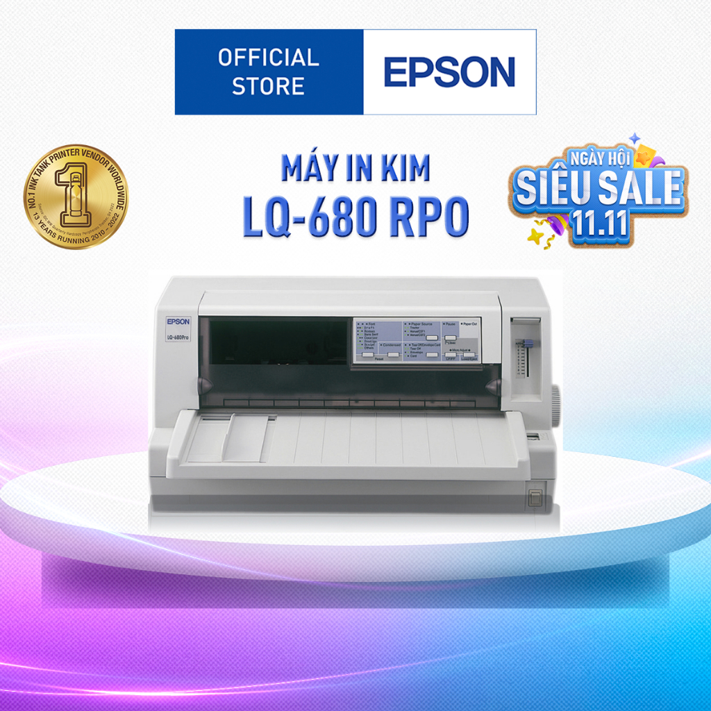 Máy In Kim Epson LQ-680 Pro Dẫn Đầu Tốc Độ In Ấn Trong Phân Khúc ...