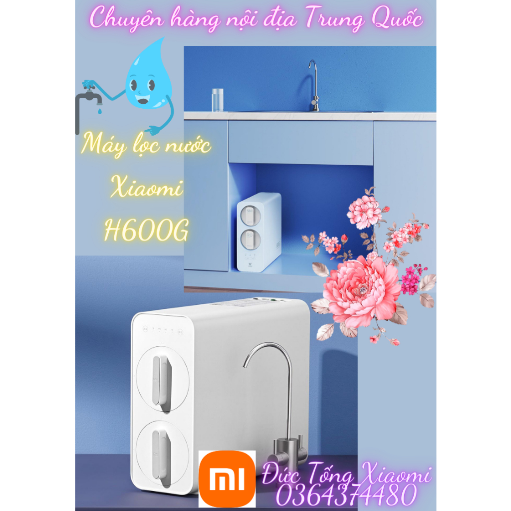 Máy lọc nước Xiaomi VP H600G | Shopee Việt Nam