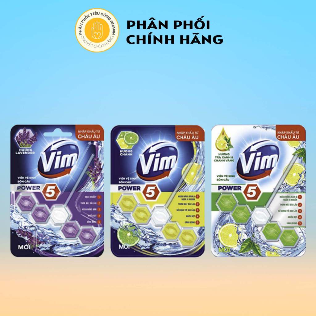 Viên treo bồn cầu VIM Power 55g/vỉ | Shopee Việt Nam