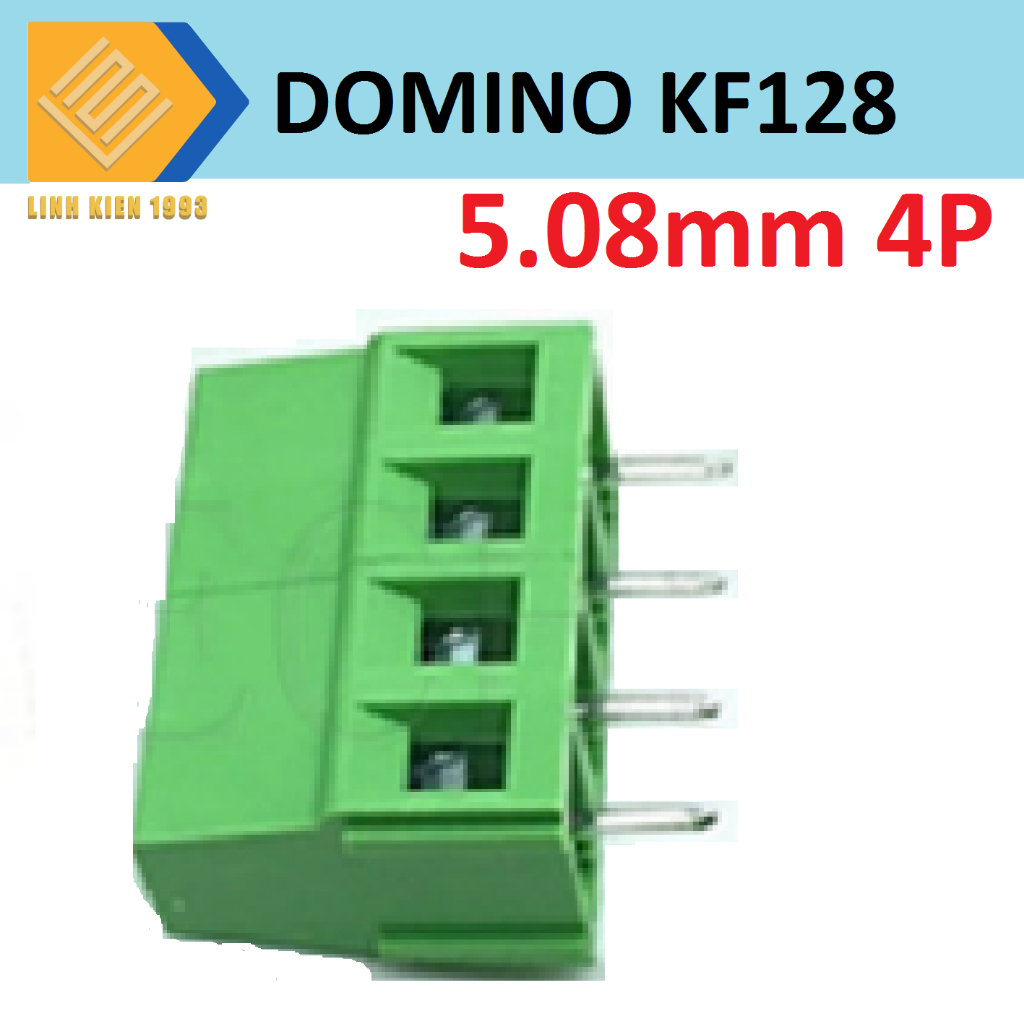 [ 2 CON ] Domino KF128 chân thẳng 5.08mm loại 4 pin | Shopee Việt Nam
