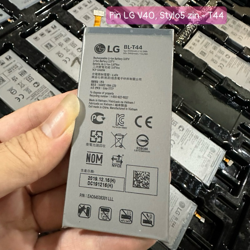 pin LG V40 ThinQ_Stylo 5 BL-T44 | Shopee Việt Nam