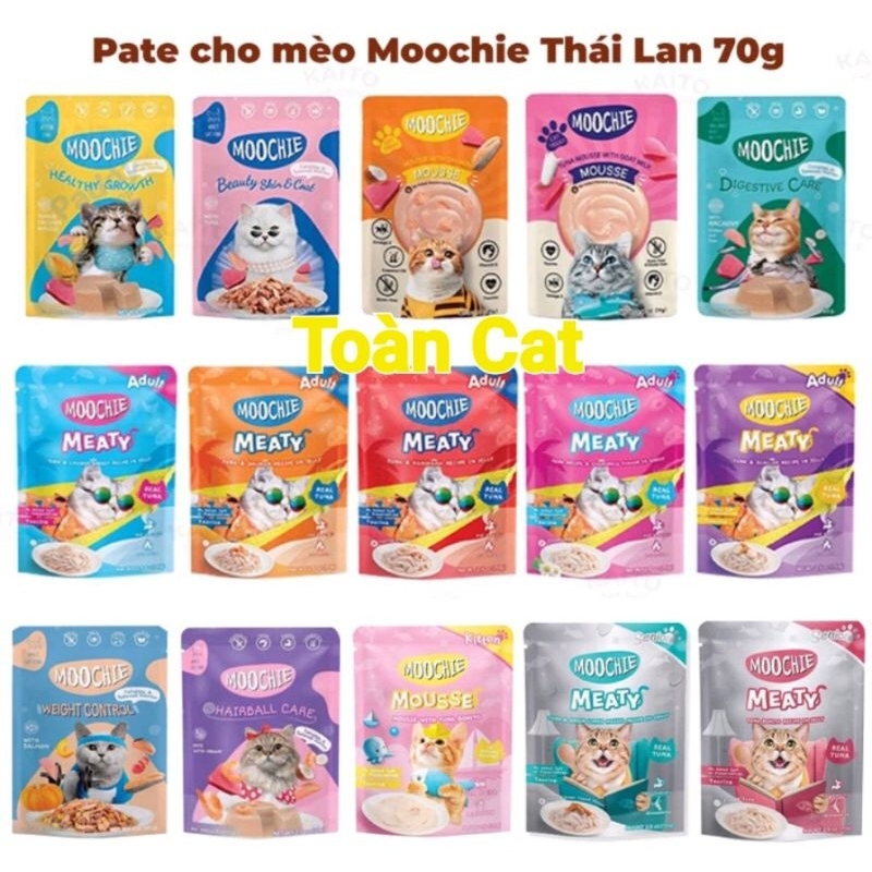 Pate Moochie cho mèo gói 70g- Pate cho mèo | Shopee Việt Nam
