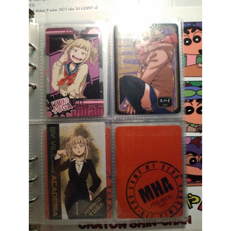 [CHÍNH HÃNG/ARTIST] GOOD TOGA HIMIKO MY HERO ACADEMIA CARD STD | Shopee ...