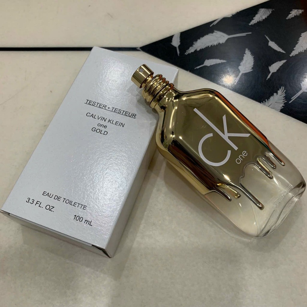 Nước Hoa Unisex : Tester CK One Gold EDT 100ml (Tester hộp như hình ...