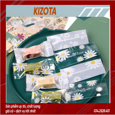 100 Túi kẹo nougat Cúc họa mi, bịch đựng trà hoa/bánh cookie - Kizota ...
