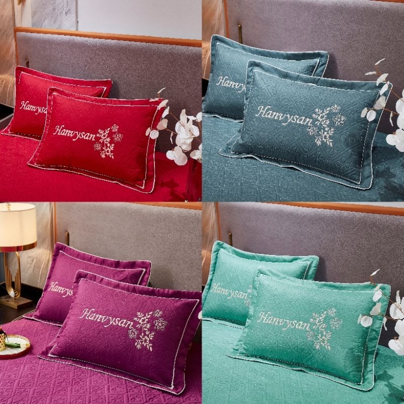 Vỏ Gối Đầu Trần Bông Thêu Hoa , Vỏ Gối Đầu Satin kích thước 50x70cm ...