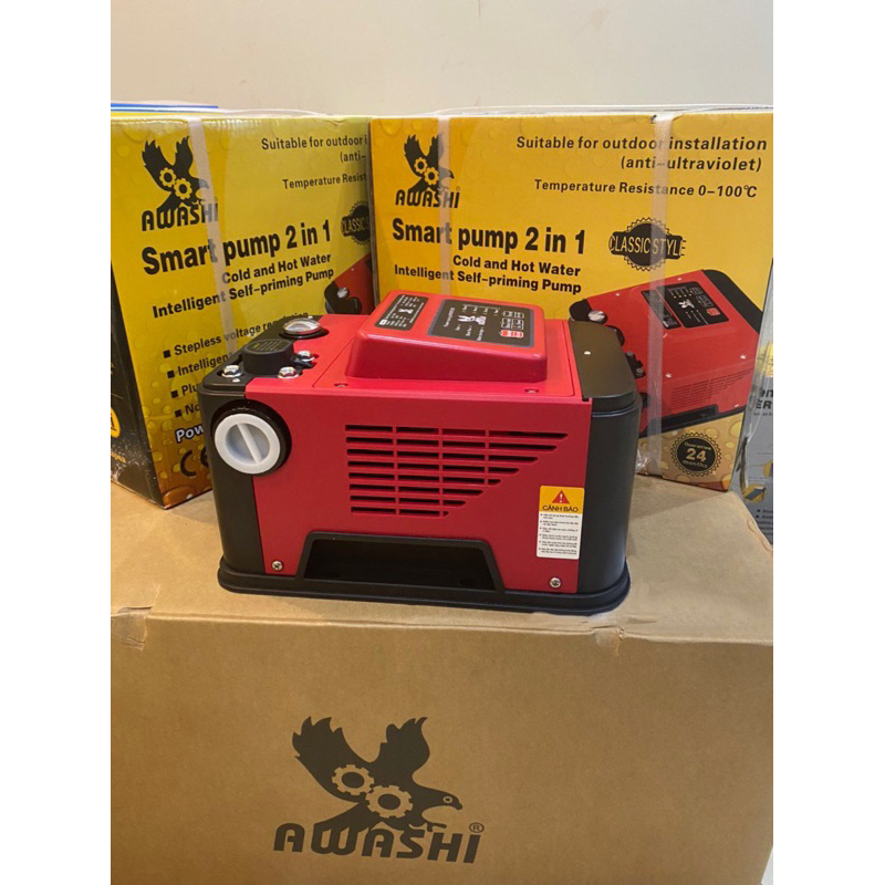 Bơm nước thông minh không tiếng ồn 150W 2 in 1 AWASHI AS-150, chuyên sử ...