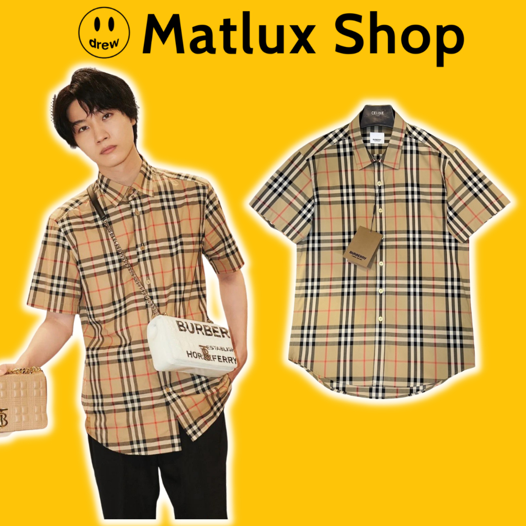 [BEST QUALITY] Áo sơ mi ngắn tay BBR Shirt kẻ sọc to cao cấp, Áo sơ mi boy phố phong cách lịch ...