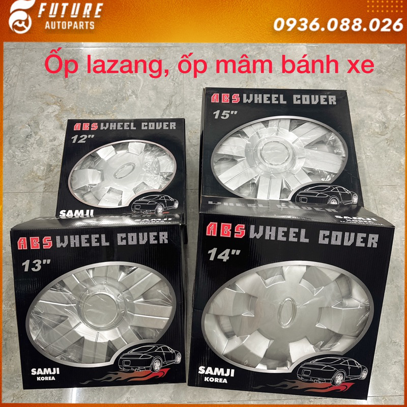 Bộ 4 chiếc ốp lazang, ốp chụp mâm xe R12, R13, R14, R15 hãng SAMJI | Shopee Việt Nam
