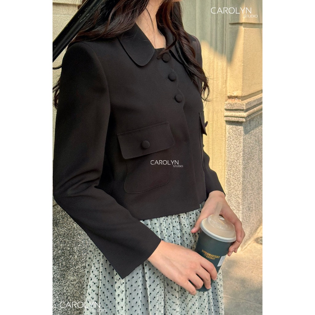 Áo vest cổ điệu xoắn Carolyn DORIS | Shopee Việt Nam