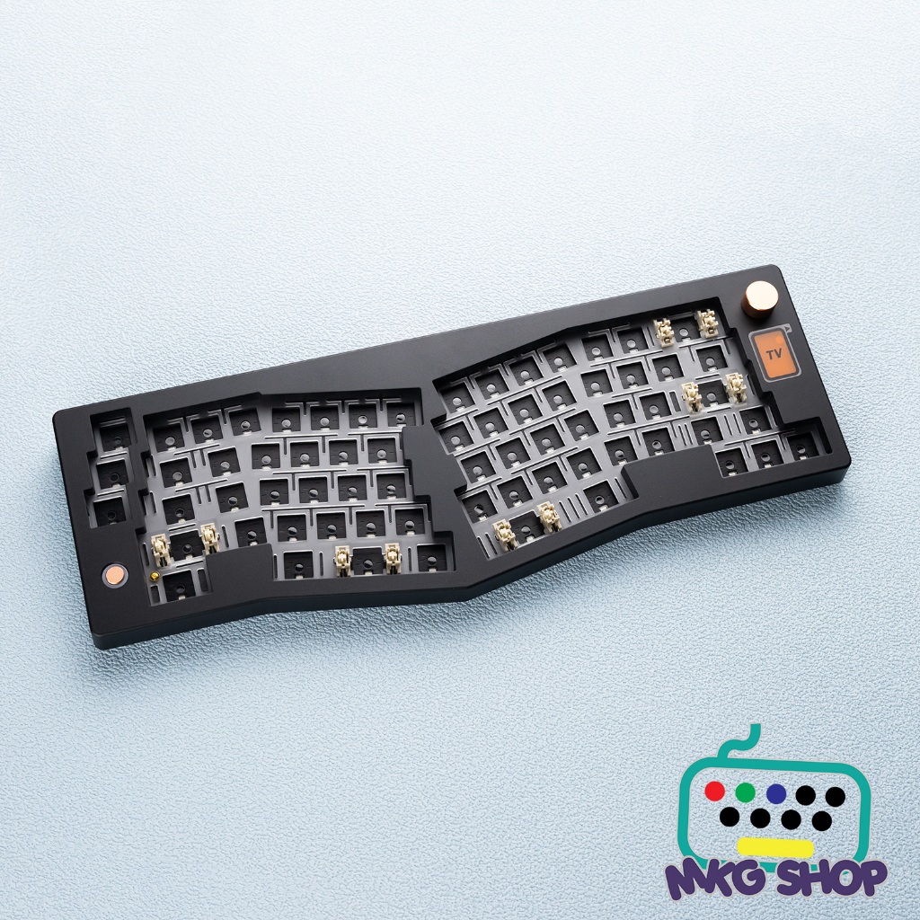 KIT custom ABM066 | Alice layout | 3 modes | Keycap VIA | Mạch xuôi ...