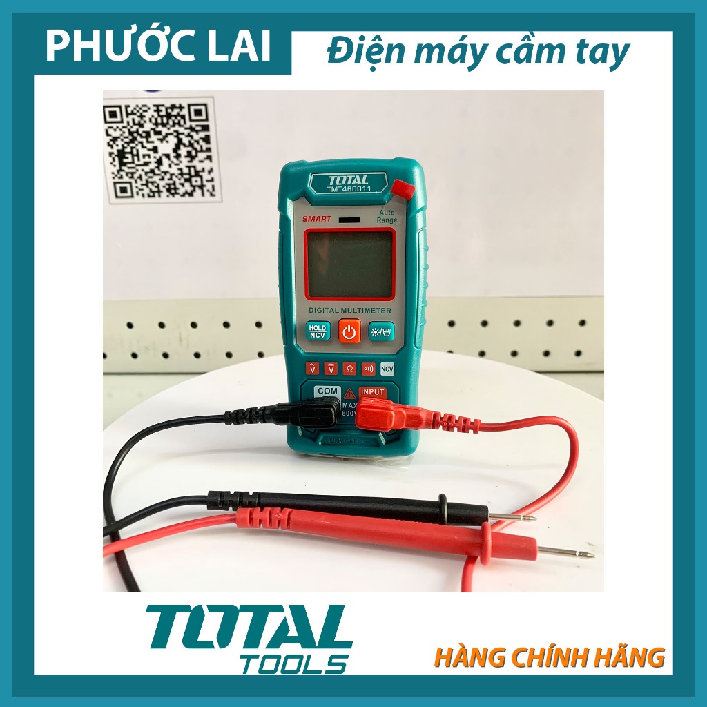 Đồng hồ đo điện vạn năng TOTAL TMT460011 mini tích hợp tính năng Tự ...