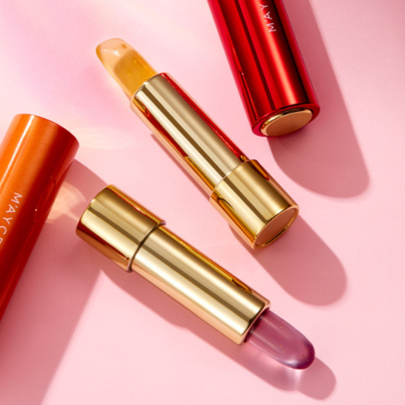 MAYCREATE Son Dưỡng Môi Dạng Thạch Crystal Color Change Lipstick ...