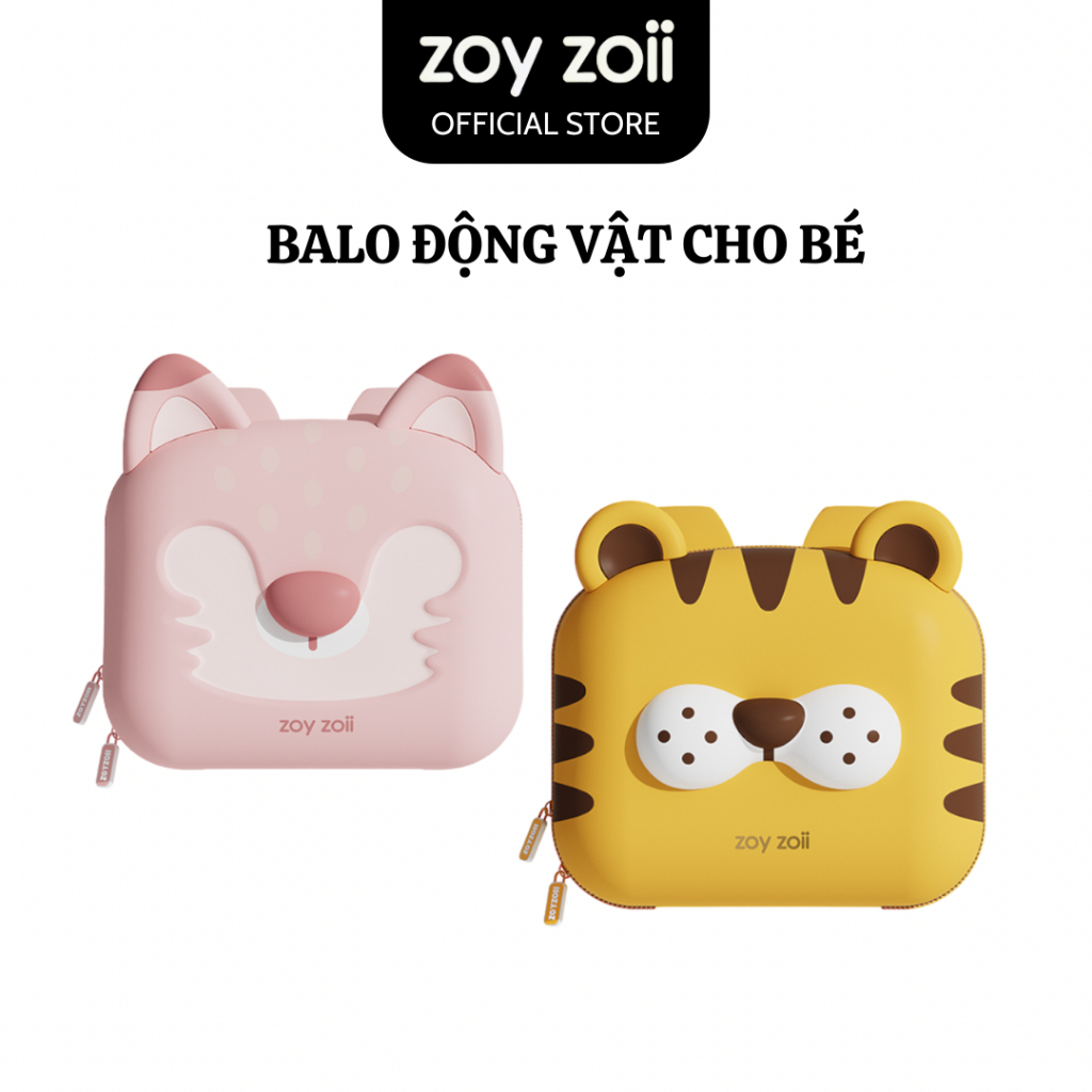 Balo Zoyzoii cho bé mầm non rare animal series School bag hình động vật Cặp đi học cho bé Mã B18 ...
