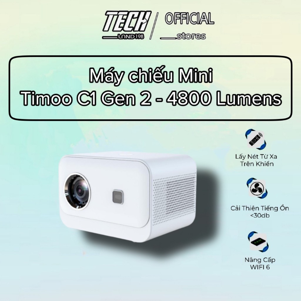 Máy Chiếu Phim TIMOO-C1 VÀ TIMOO C1 GEN3 - HD Android 9.0 - Máy Chiếu ...