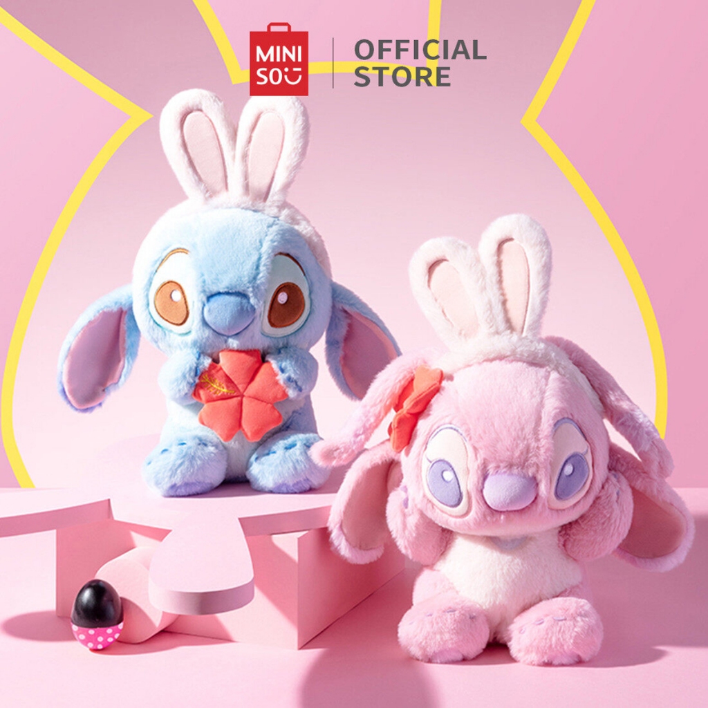 MINISO Disney Stitch Plush Doll Búp bê dễ thương Đồ chơi sang trọng ...